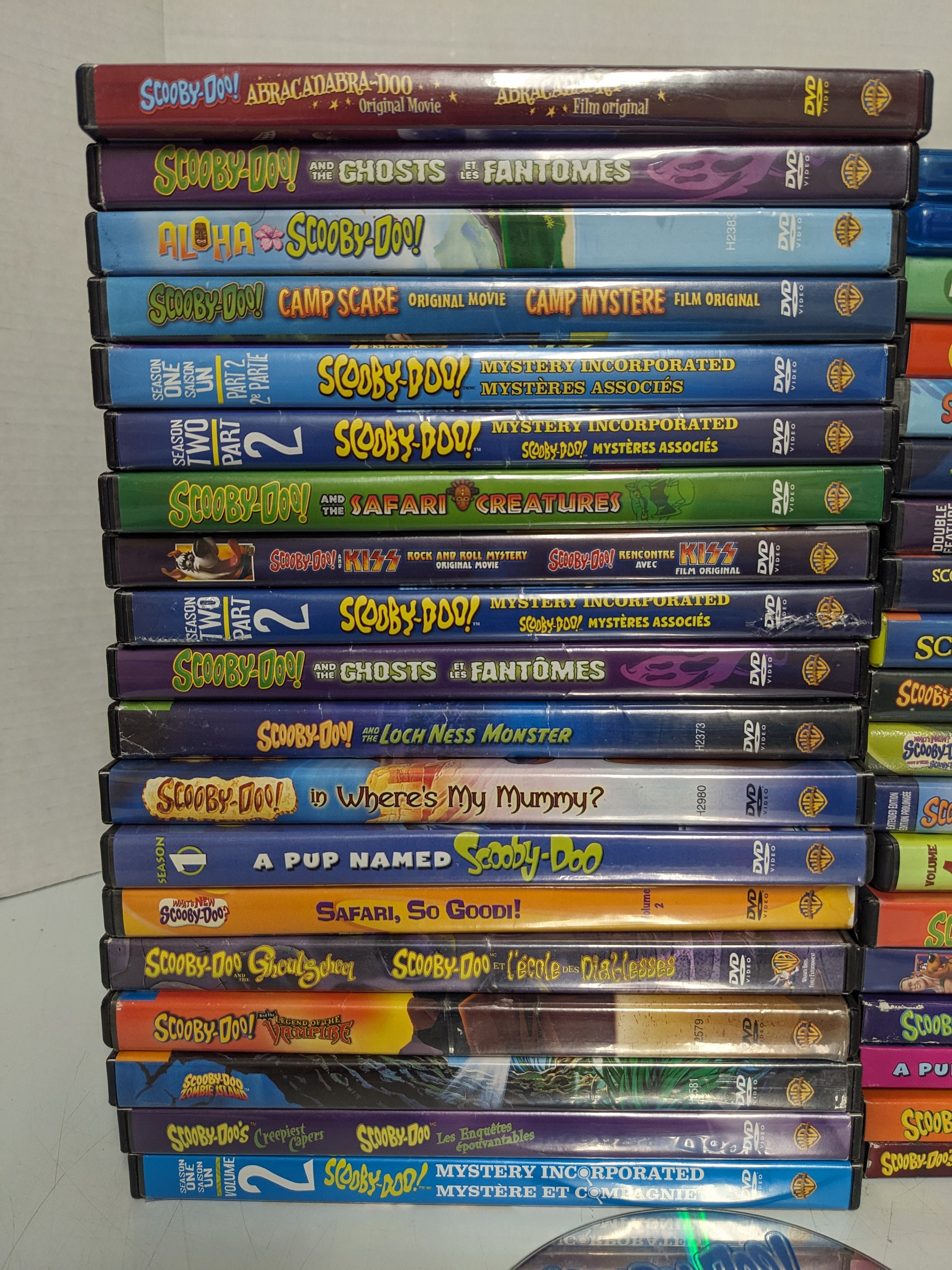 Lot of 40 Scooby-doo Dvds. Everything About Scooby-doo on TV - Etsy