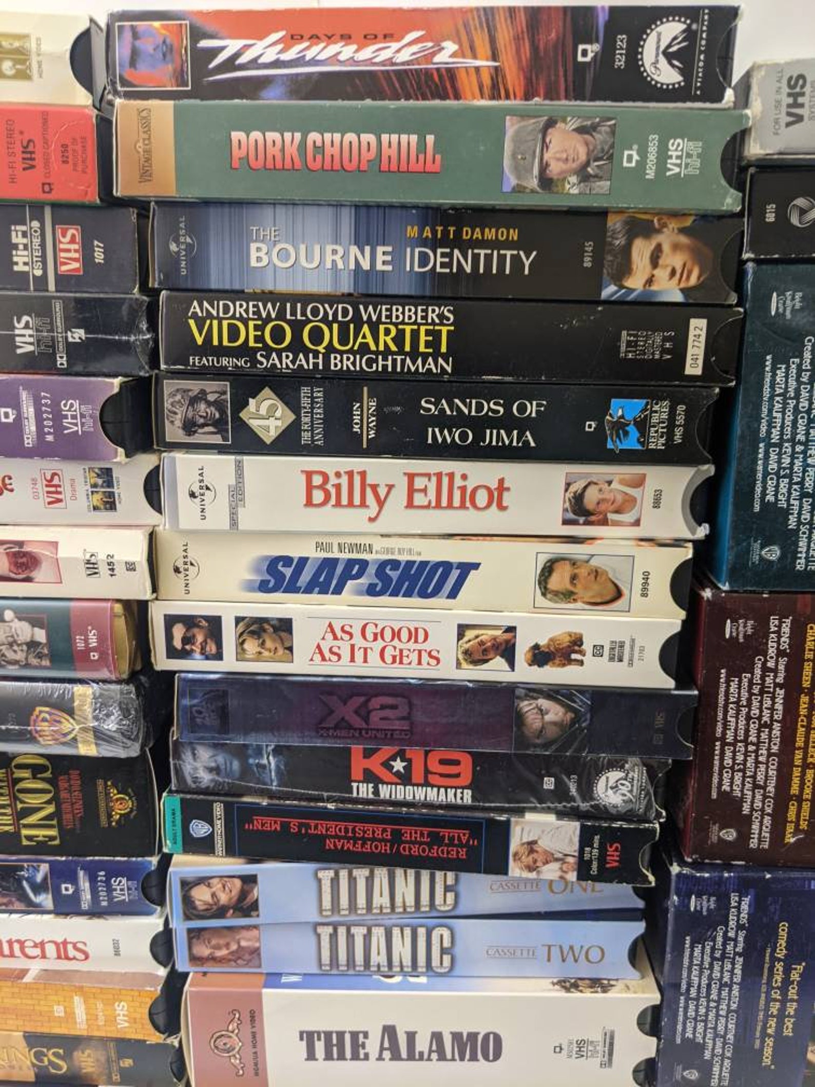 Lot of 60 Vhs Movie Tapes TV Series Classics - Etsy