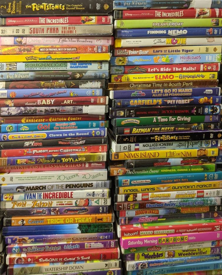 Lot of 550 Kids DVDS Wholesaledisney, Anime,lego,ice Age - Etsy
