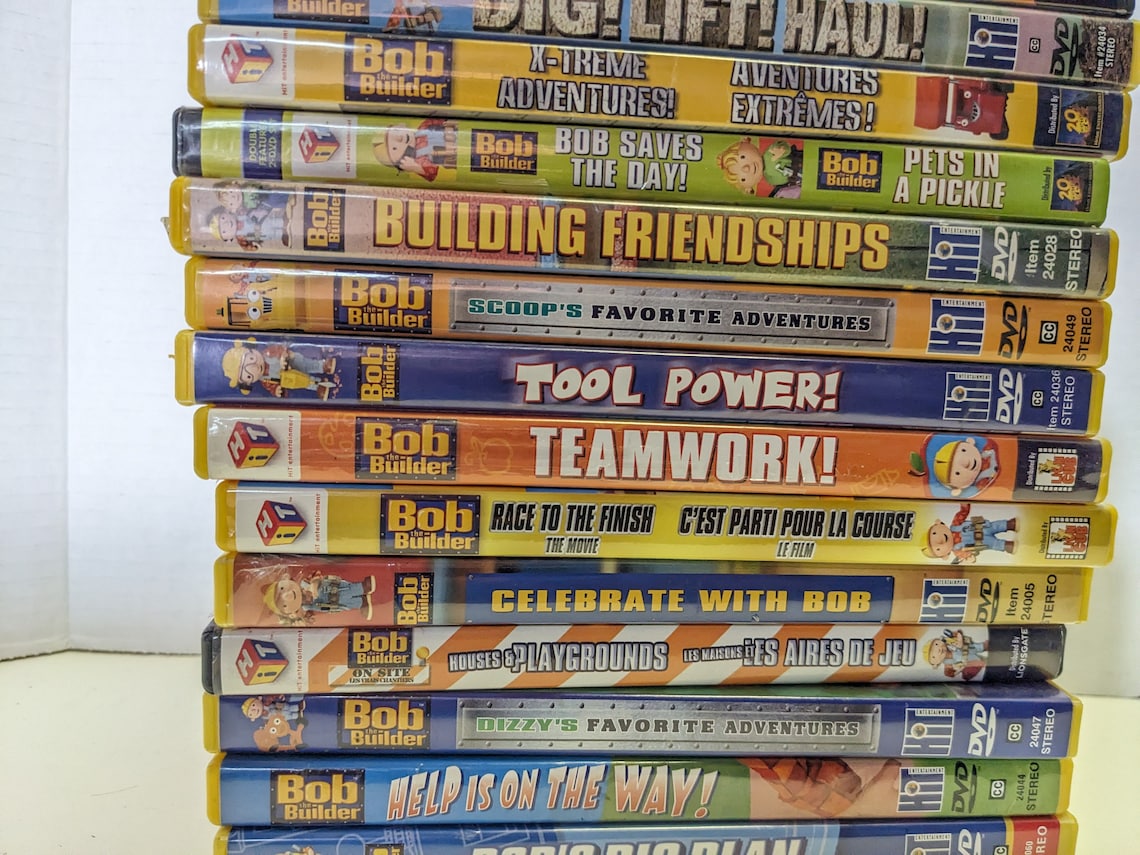 Lot of 20 Bob the Builder Dvds top Team Building Sky - Etsy