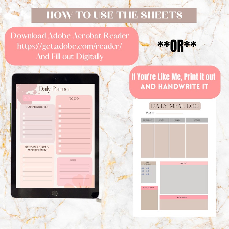 Printable Manifestation Journal, Manifestation Planner, Self ...