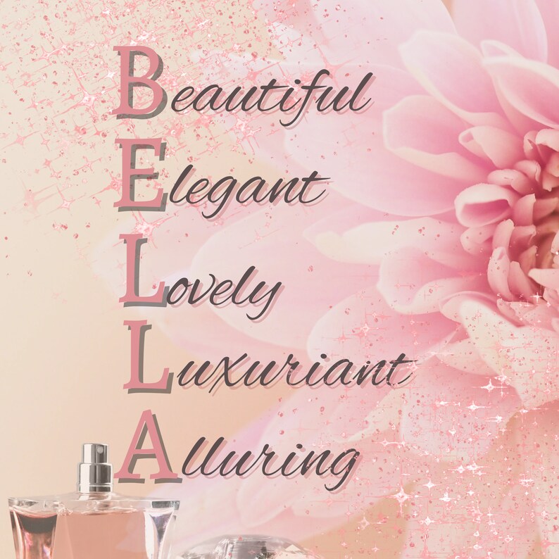 Personalized Acrostic Name Wall Art, Printable Name Art, Personalized ...