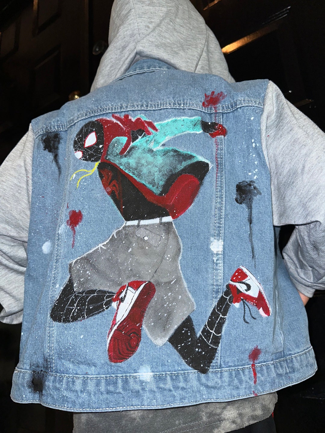 Custom Hand-painted Denim Jackets Personalized Design or Name Jean ...