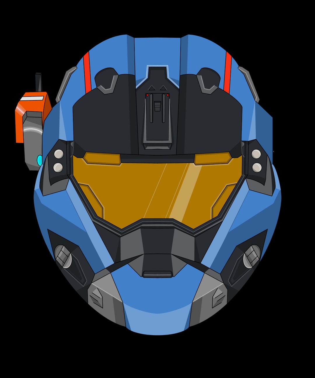 Reach: Commando Helmet Vinyl Sticker 3” Length - Etsy