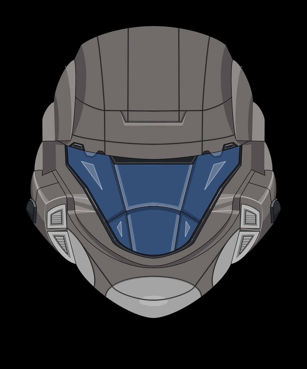 Reach: ODST Helmet Vinyl Sticker 3” Length - Etsy