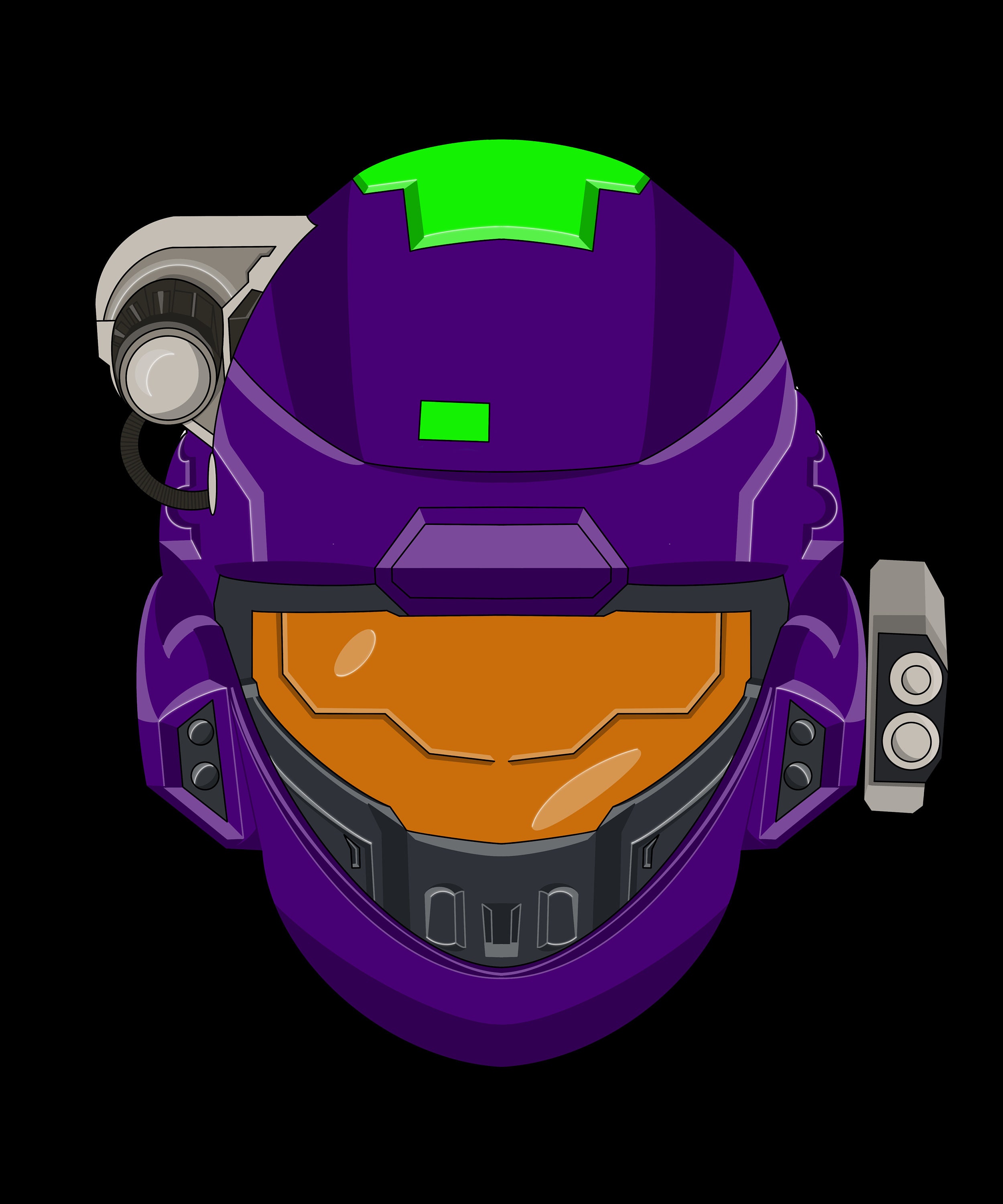 Reach: MP Helmet Vinyl Sticker 3” Length - Etsy