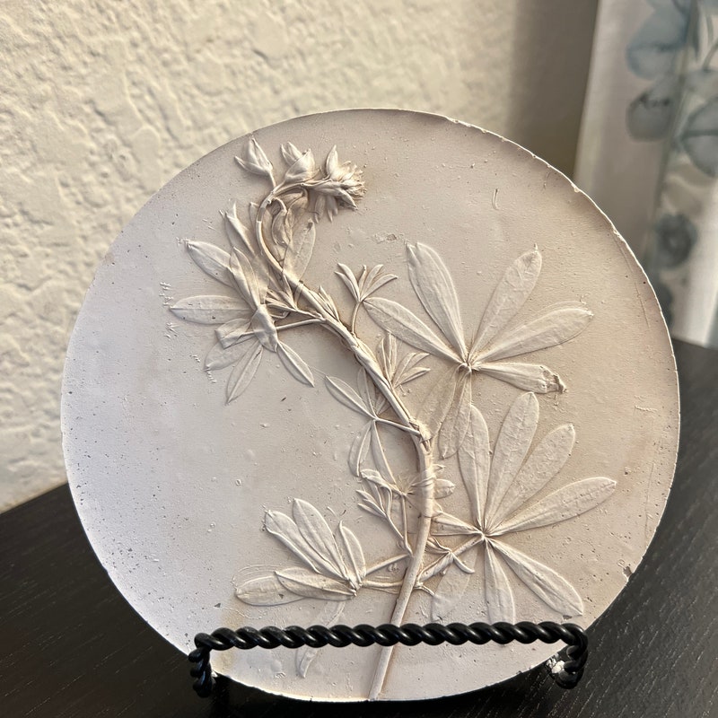 Botanical Bas Relief - Etsy