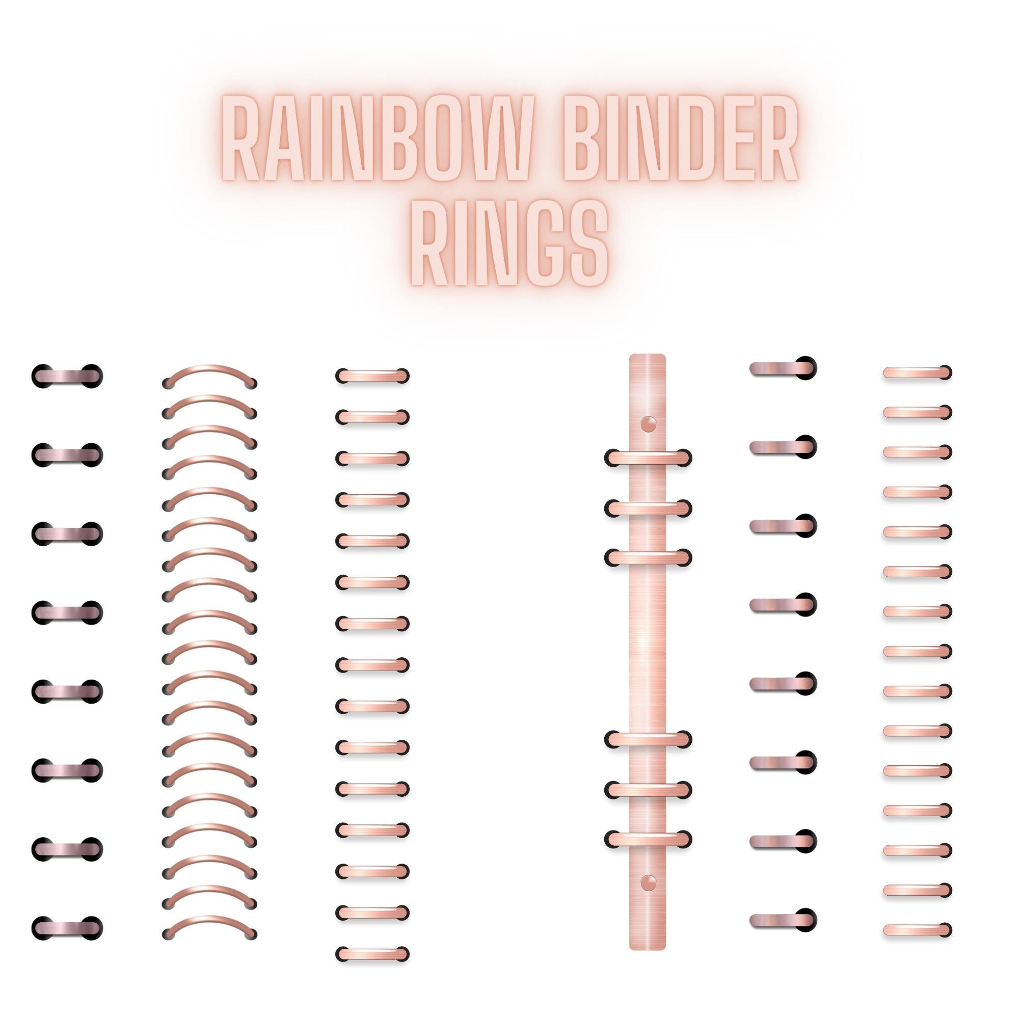 Digital Binder Rings, Digital Planner Rings, Digital Clipart, Digital ...