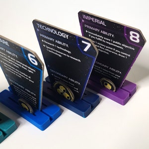 Premium Ti4 Strategy Card Stand and Trade Good Holder // Set of 8 and ...