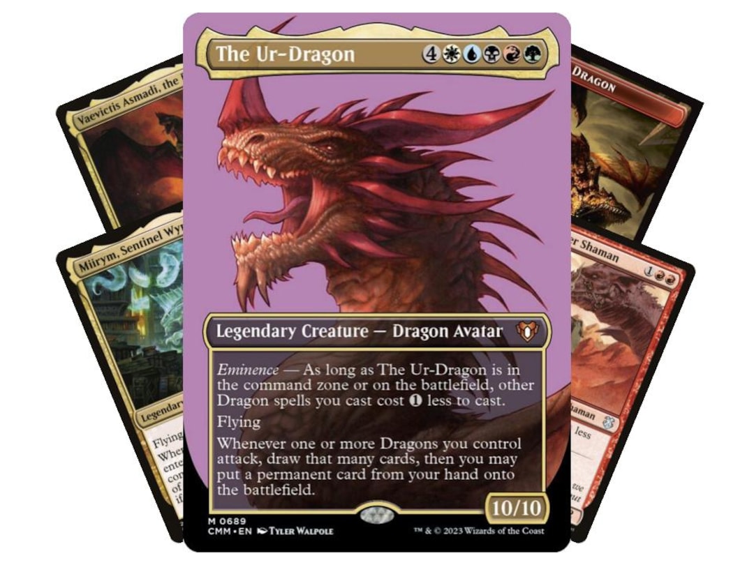 Ur-dragon Commander Deck Magic the Gathering Ready to Use Dragon Deck ...