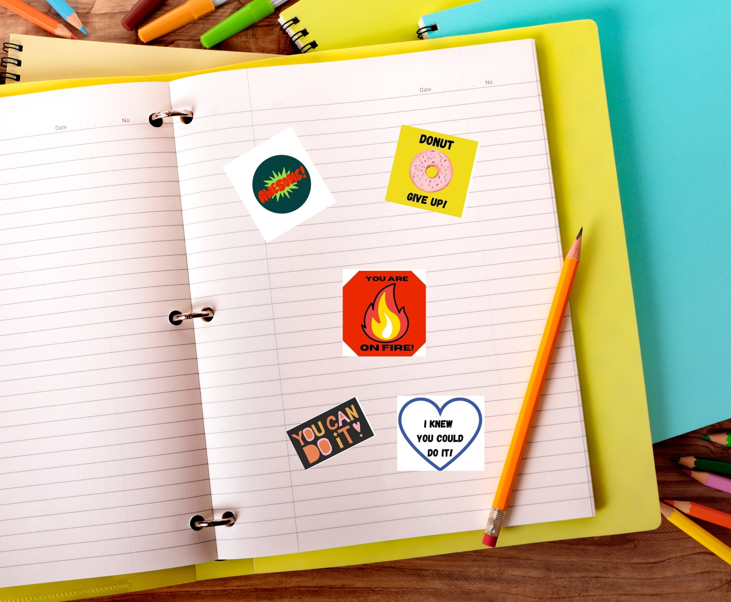 Printable Teacher Stickers, Scrapbooking Stickers, Positive Stickers ...