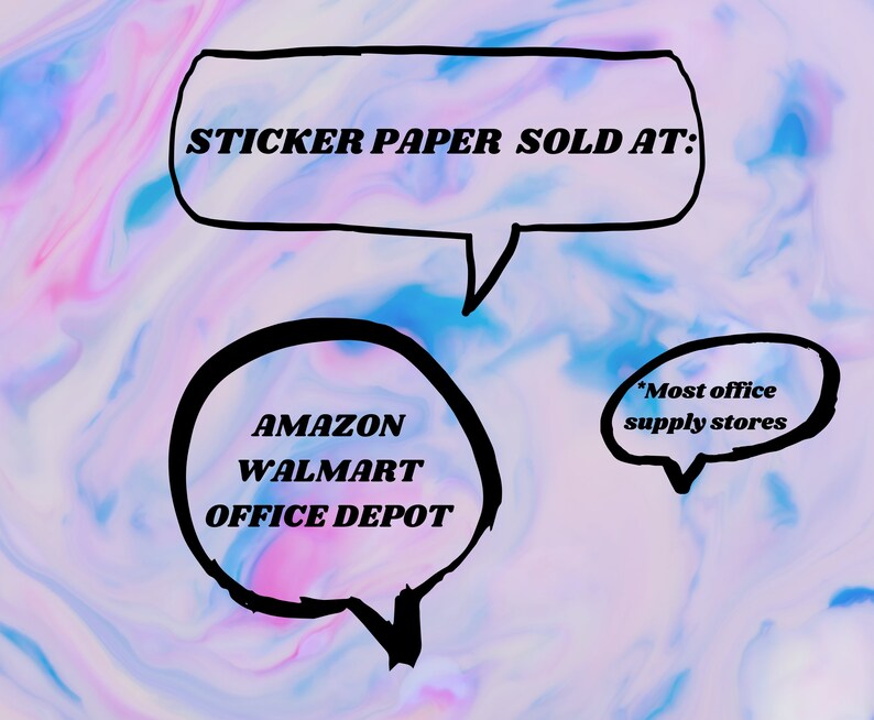 Printable Word Bubble Stickers, Scrapbooking Stickers and Essentials ...