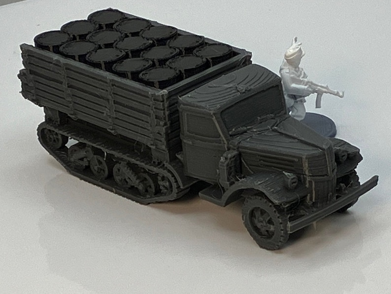 WW2 Wargame Terrain PLA 3D Print 1939 Vintage German Ford Supply ...