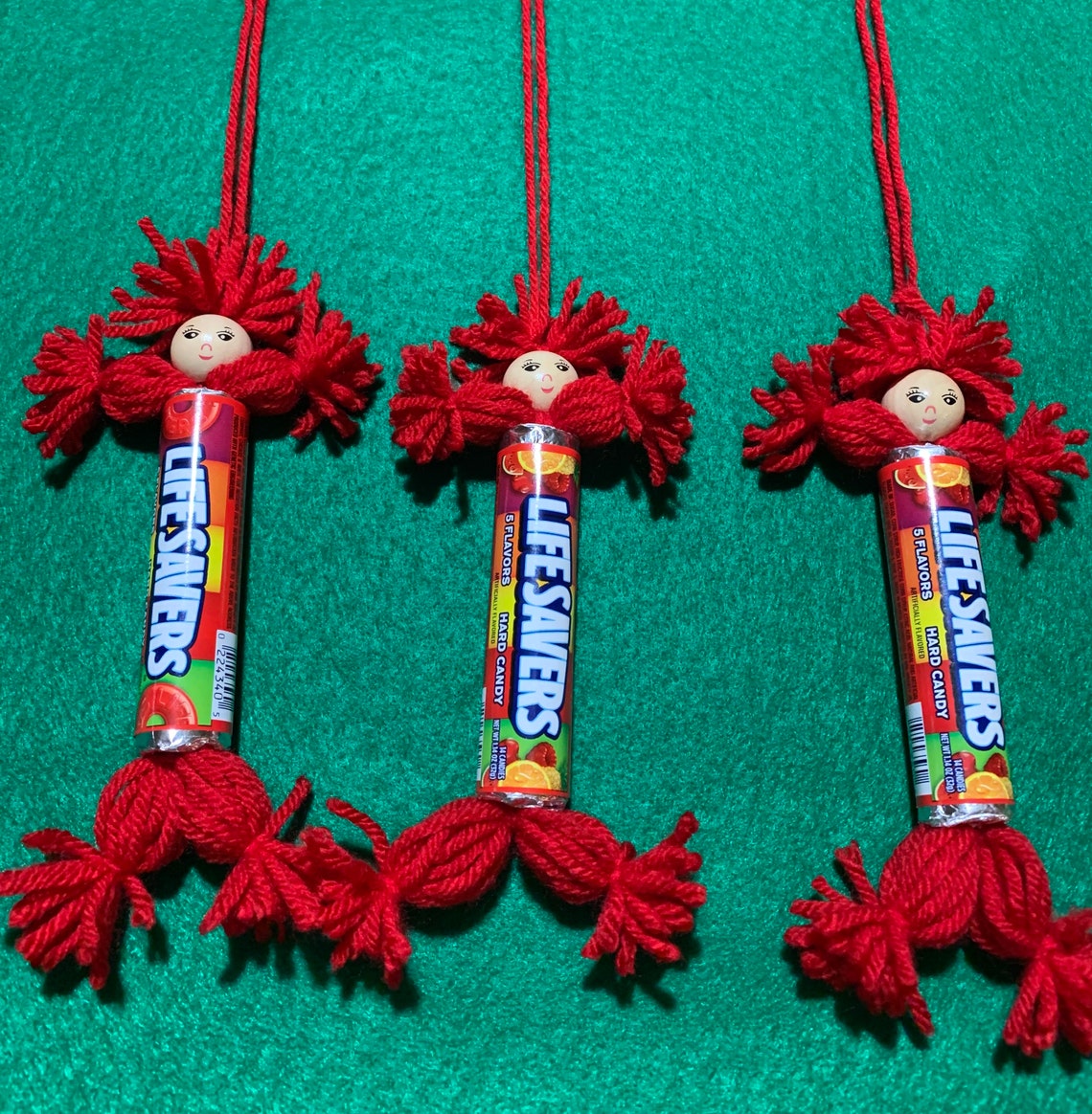 SHIPS IN 24 HOURS! Perfect Christmas Gifts! Lifesaver Yarn Doll Candy ...