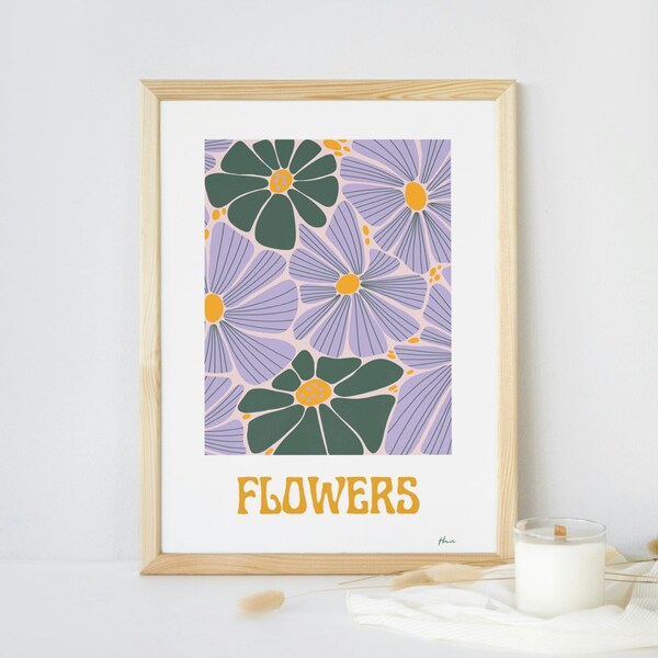 Flower Wall Decor - Etsy