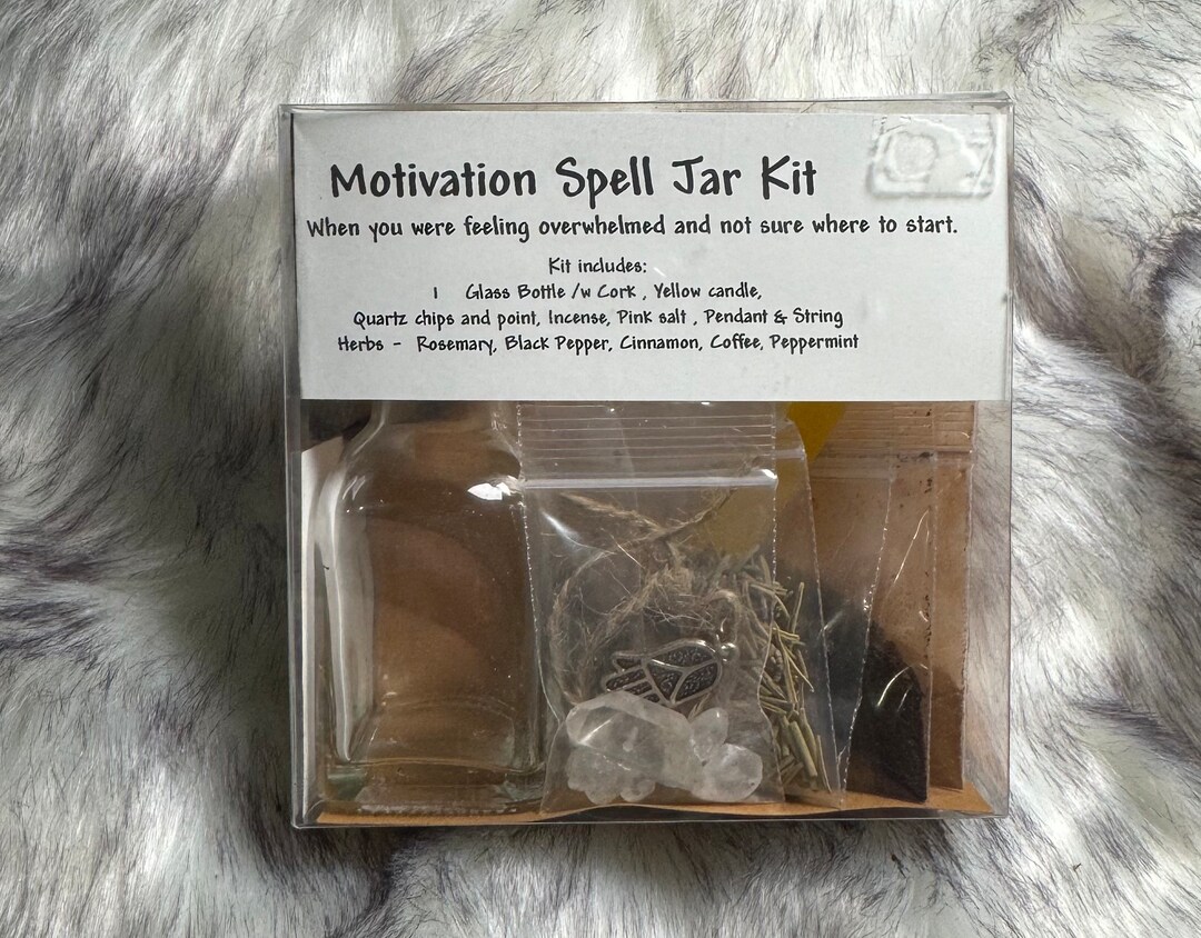 Motivation Spell Jar Kit - Etsy