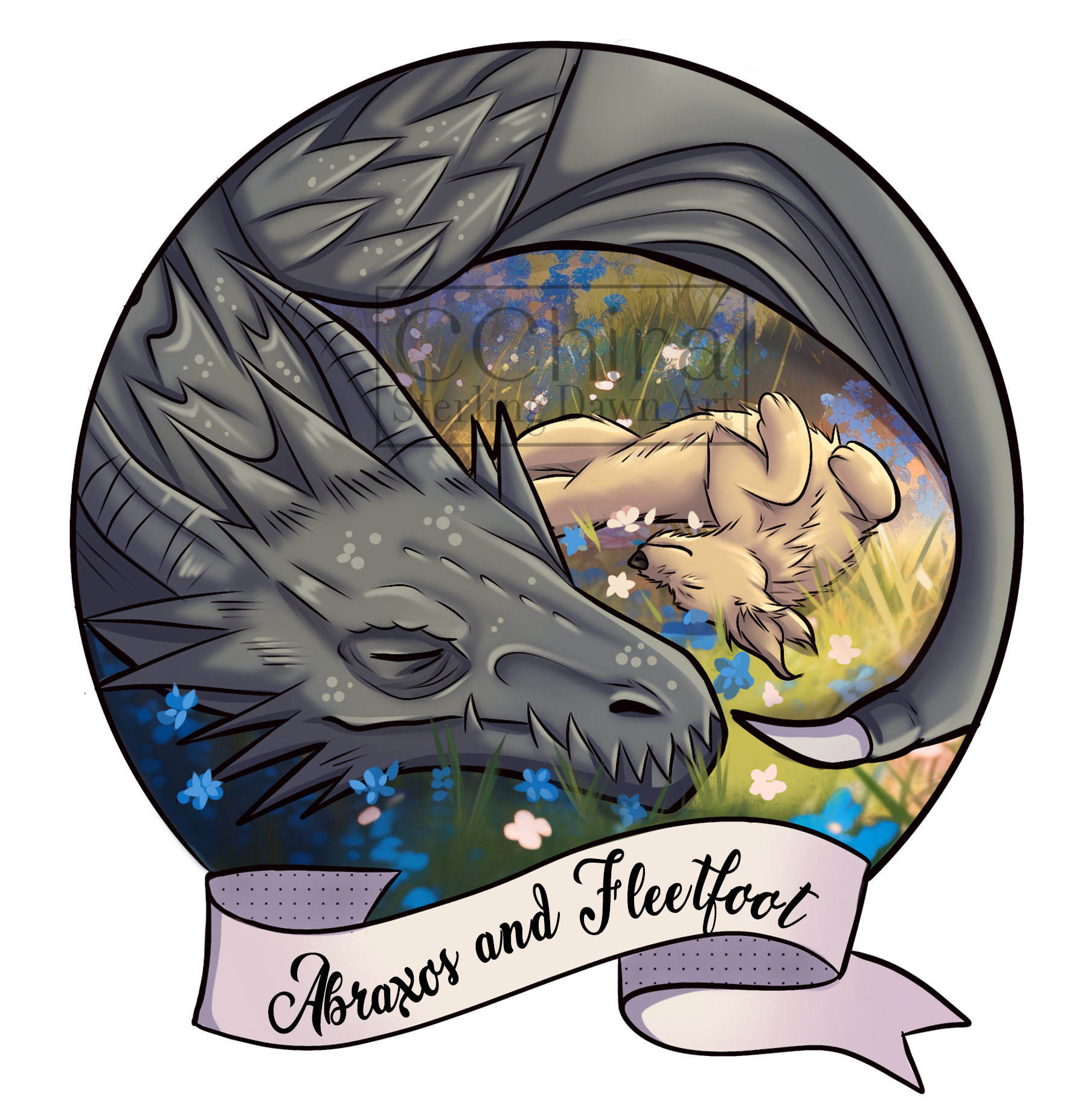 Abraxos and Fleetfoot Vinyl Sticker - Etsy