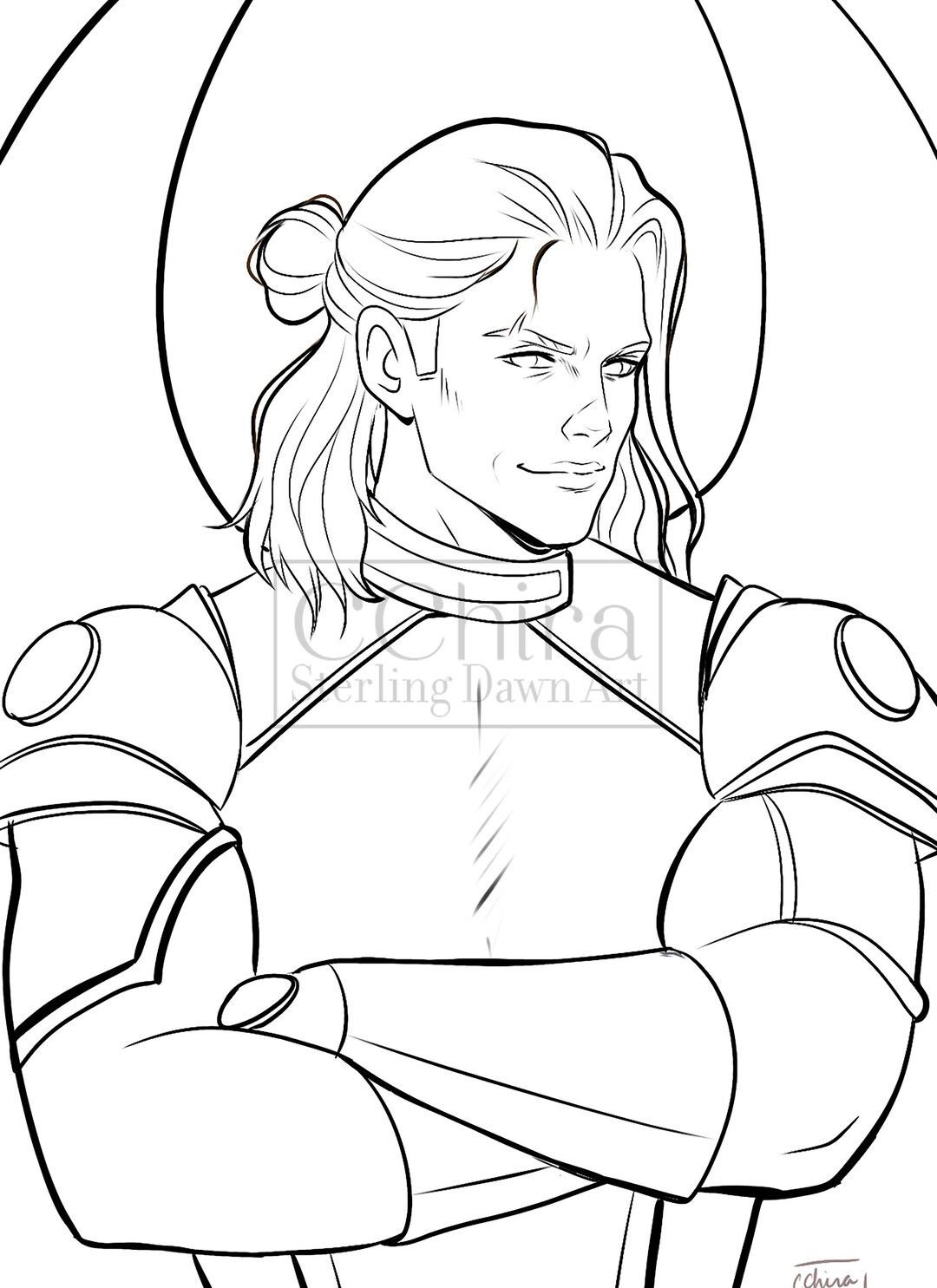 Cassian Colouring Page - Etsy