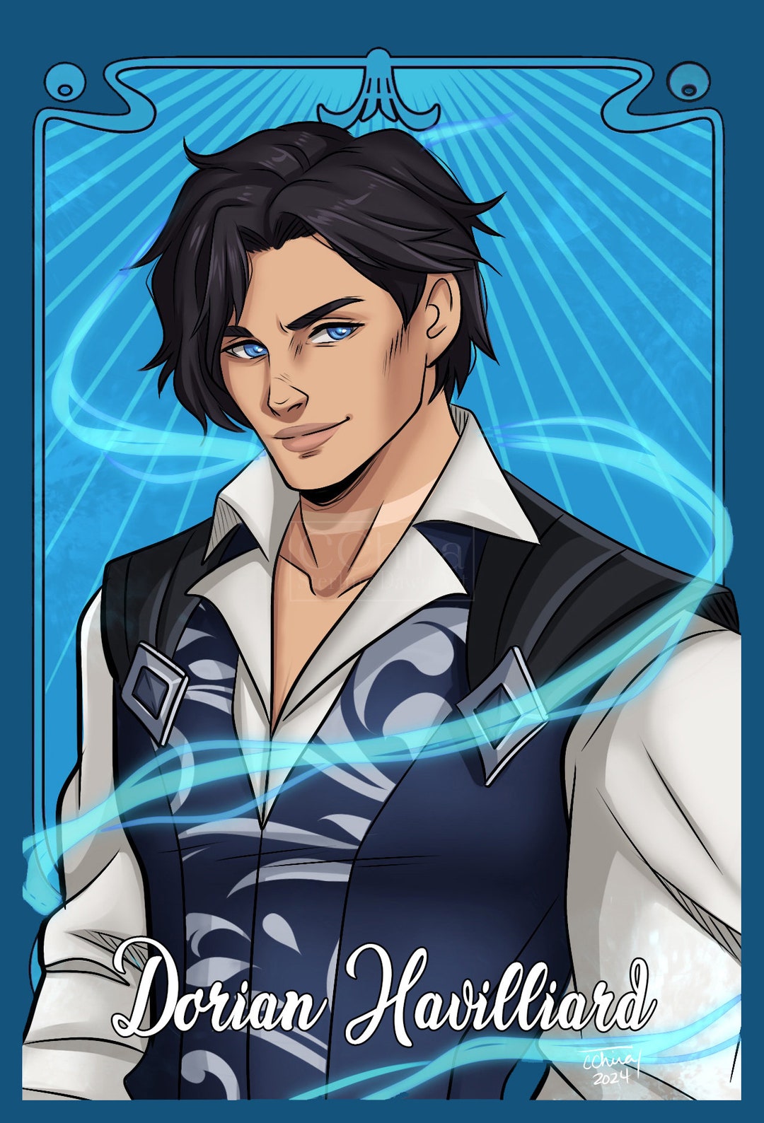 Dorian Havilliard Character Card - Etsy