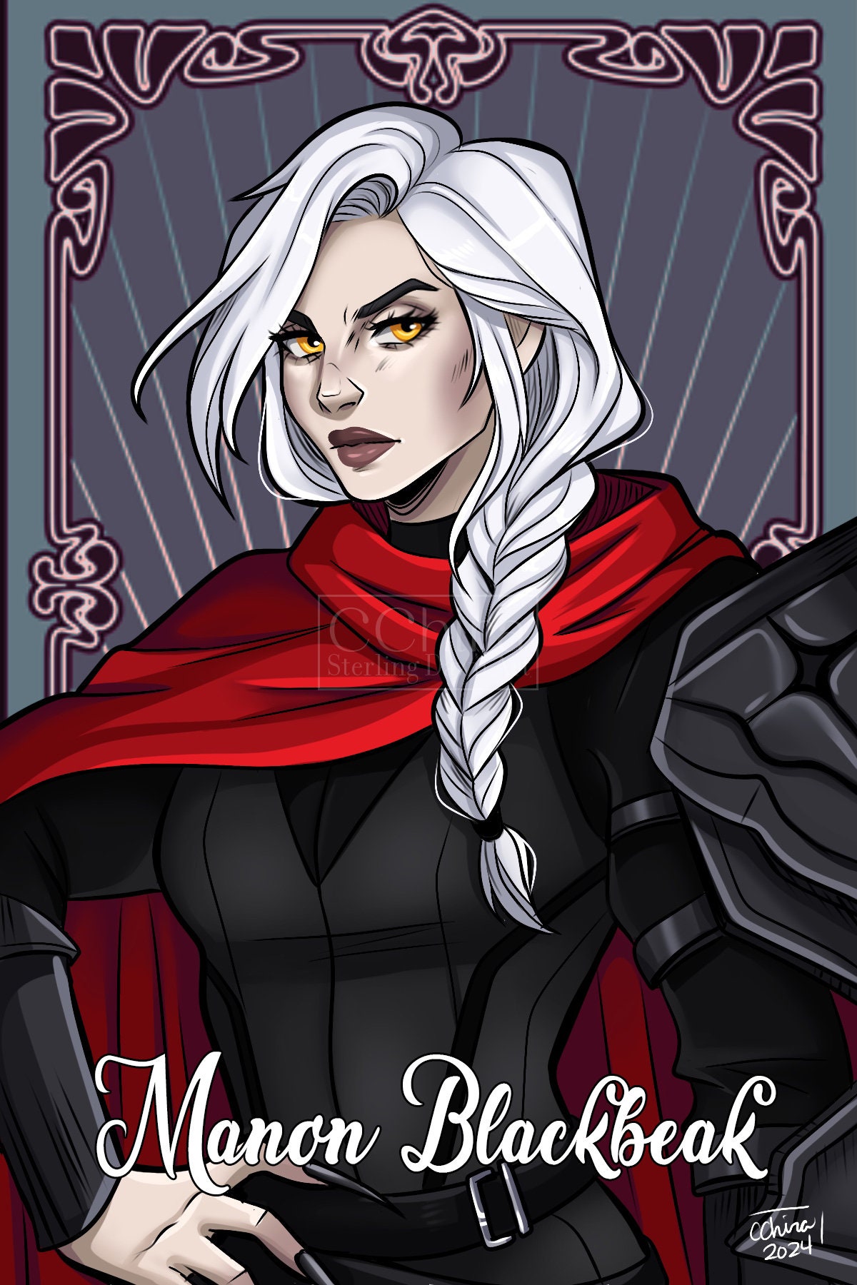 Manon Blackbeak Character Card - Etsy