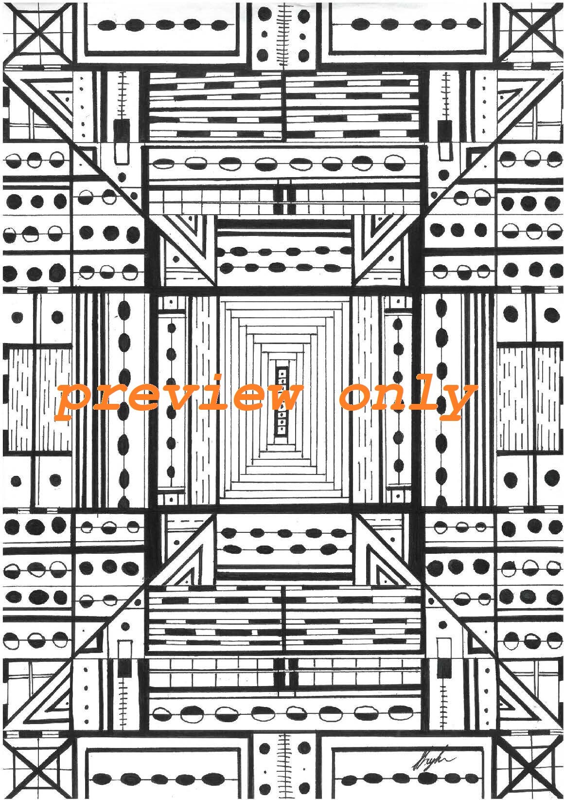 25 A4 Colouring-in Sheets Hand-drawn Printed Designs - Etsy UK