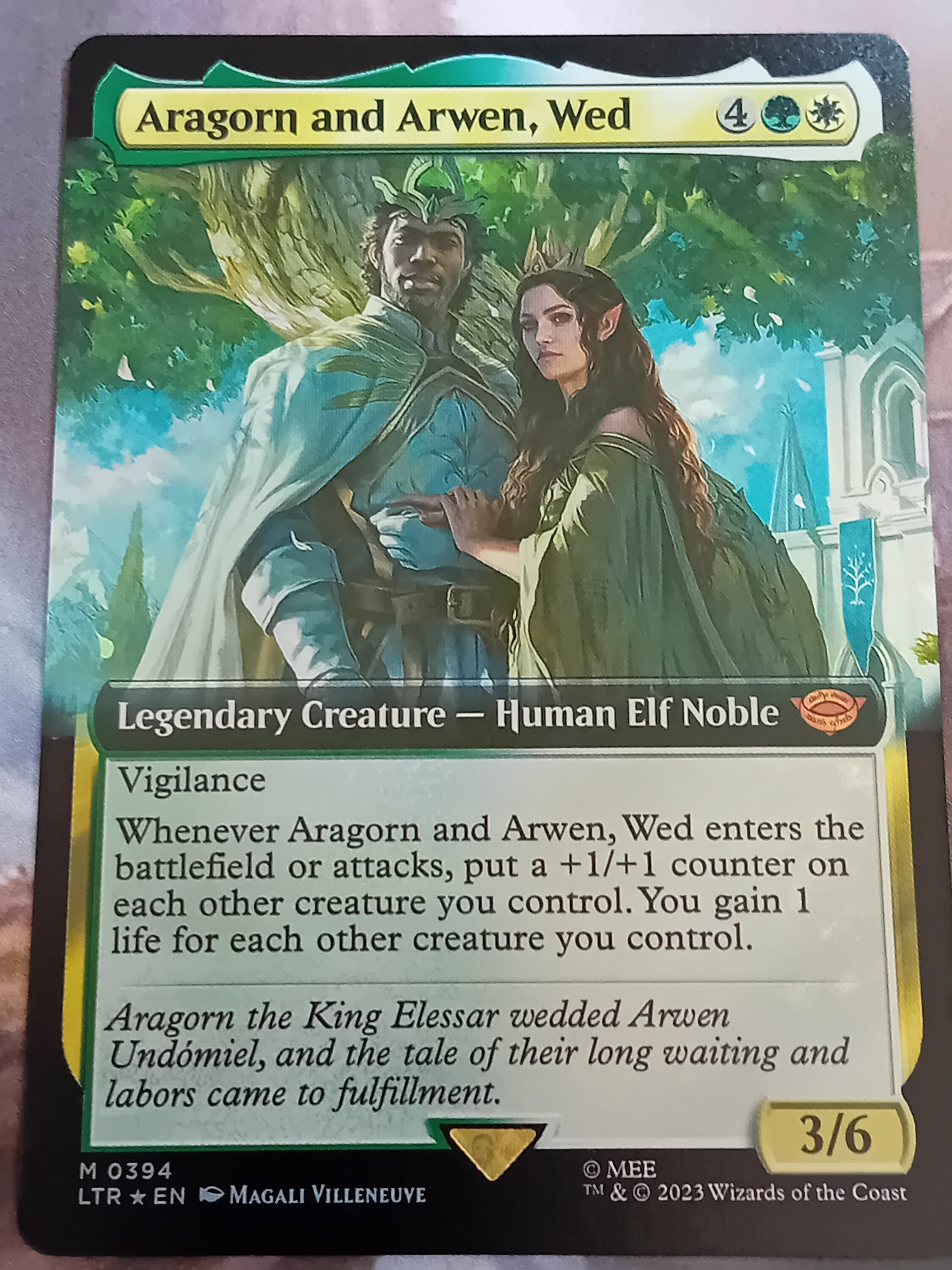 Aragon And Arwen Wed Mtg Proxieproxy Magic The Gathering Etsy