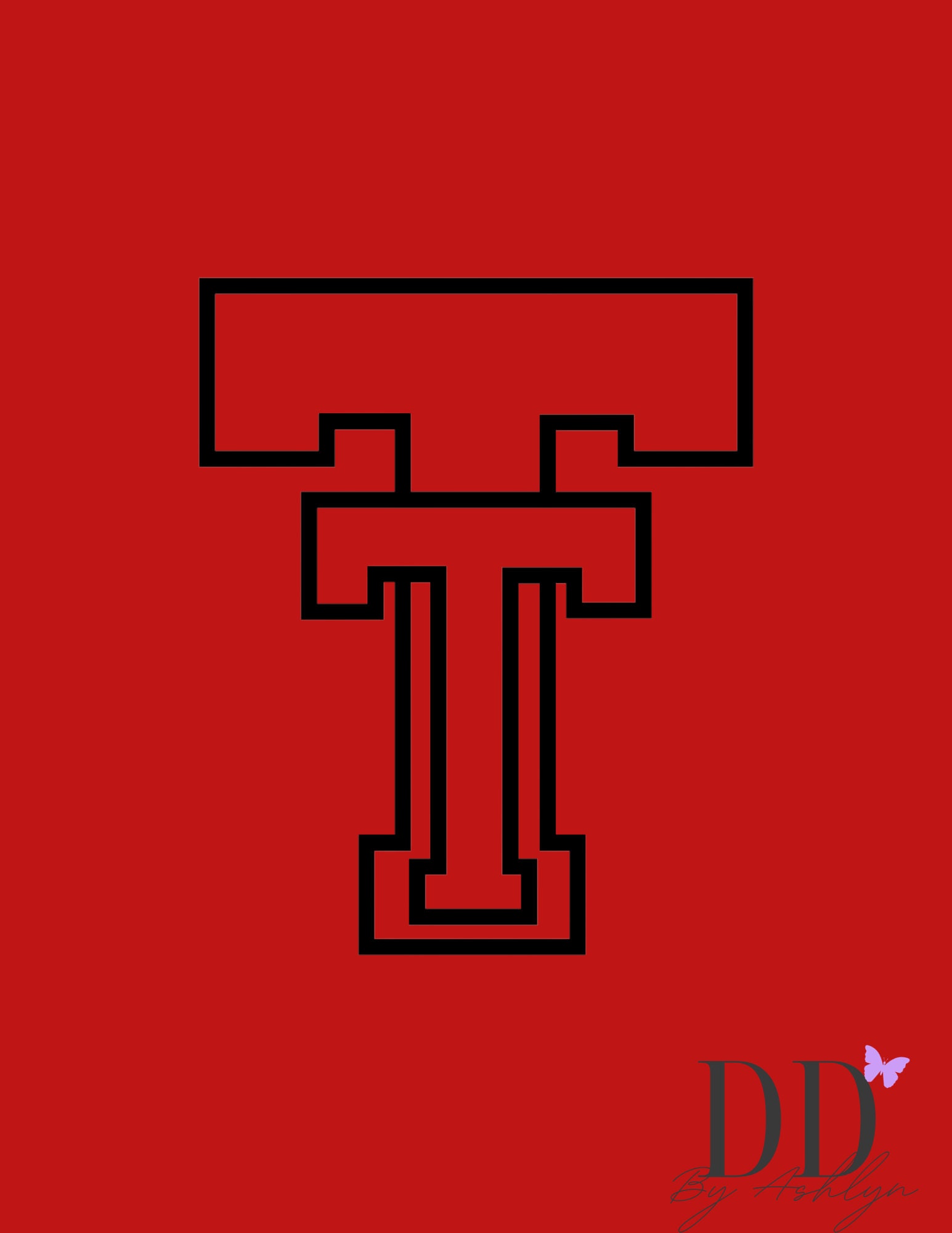 Texas Tech Red and Black Themed Wall Art Prints Lubbock, TX - Etsy