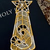 Lace Cross Bookmark With Tassel (machine Embroidery Freestanding Lace ...