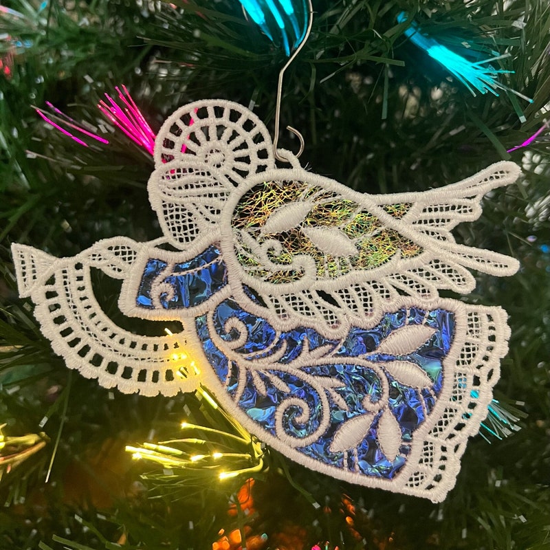 Lace Angel Ornament - Etsy