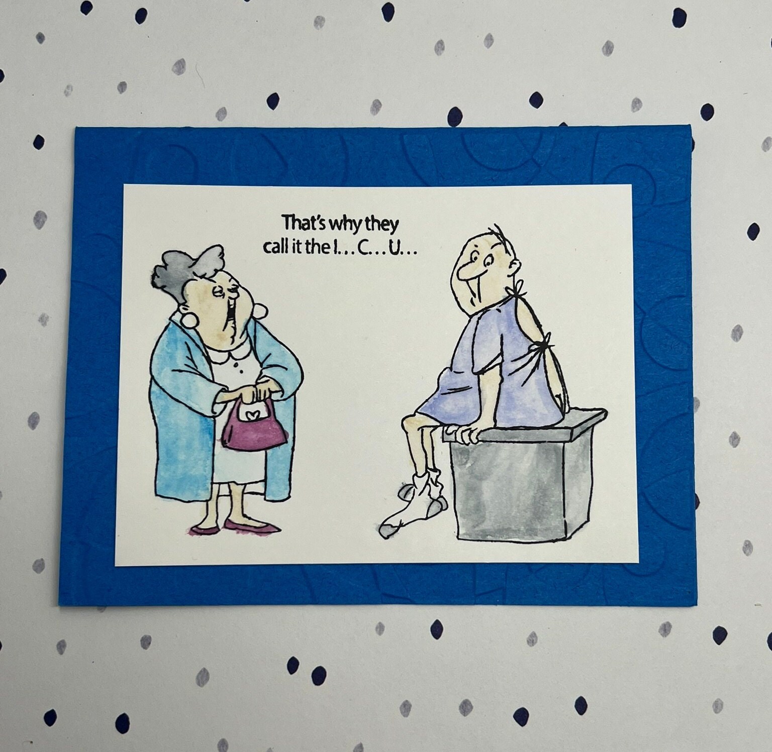 Handmade Get Well Recovery Card Finding Humor in the Healing ICU - Etsy