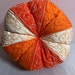 Unique Embroidered Fabric Stuffed Pumpkin Thanksgiving Fall - Etsy