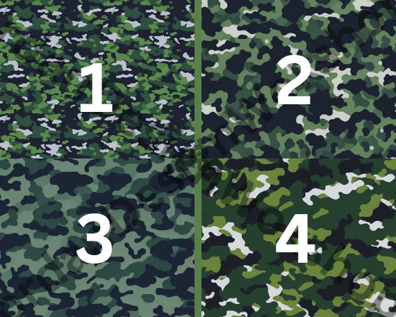 8 Seamless Camo Patterns, Digital Paper Pack, Instant Download ...