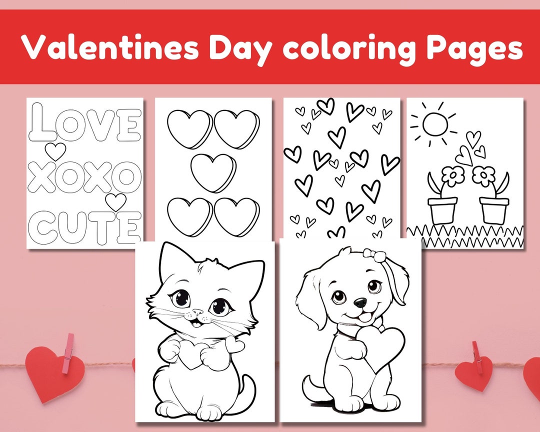 Valentines Day Coloring Pages for Kids, Kids Printable Coloring Pages ...