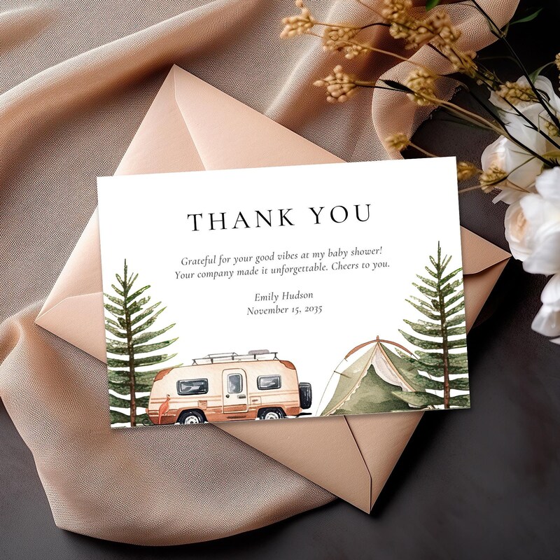 Camping Thank You - Etsy
