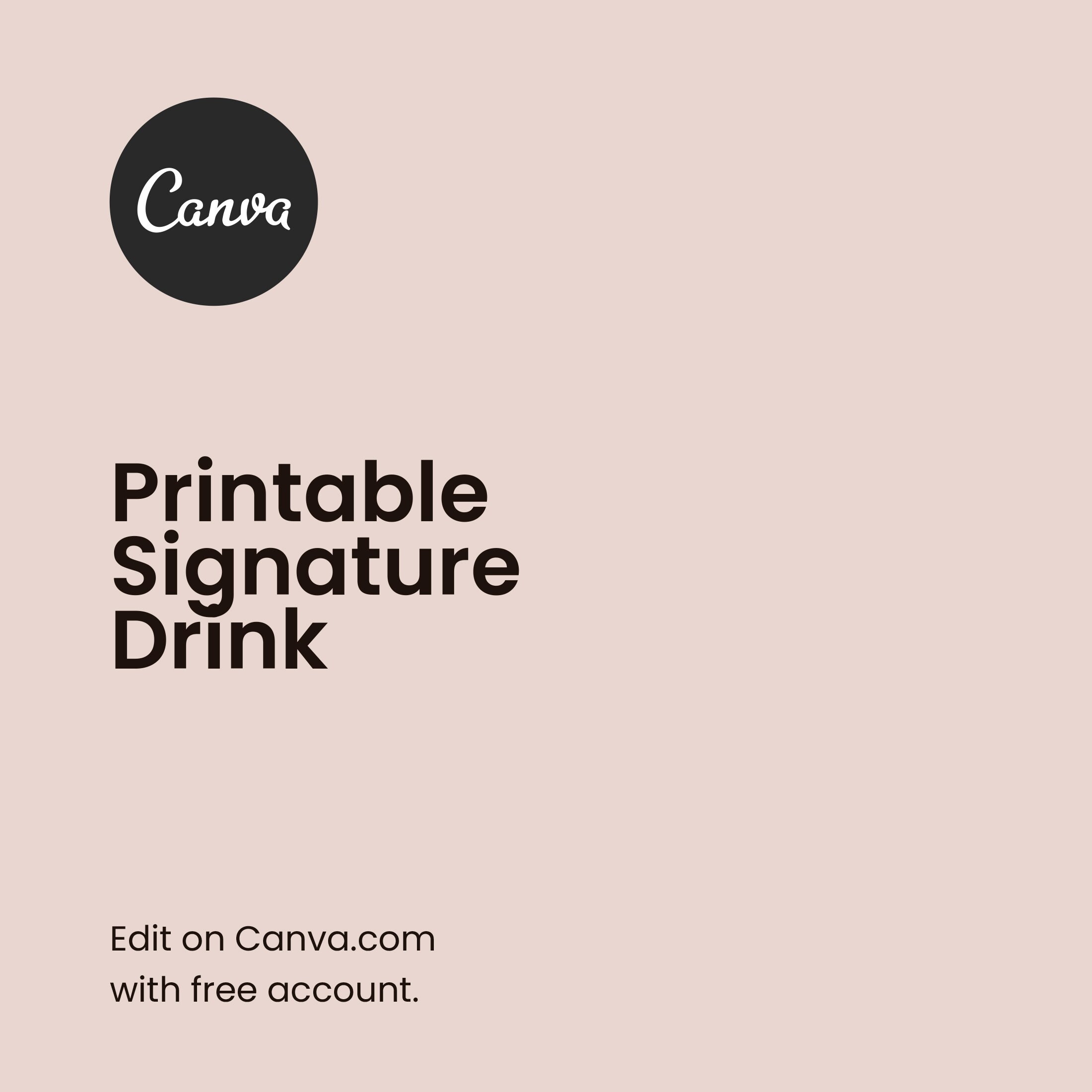 Aperol Spritz Signature Drink Bridal Shower Table Sign | Love at First ...