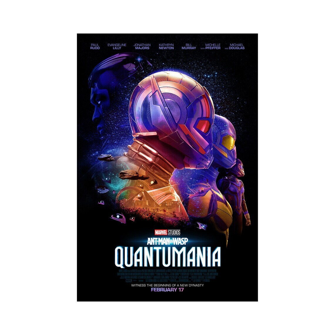 Ant Man And The Wasp Quantumania Poster, Ant Man 3 Canvas, Quantumania Poster