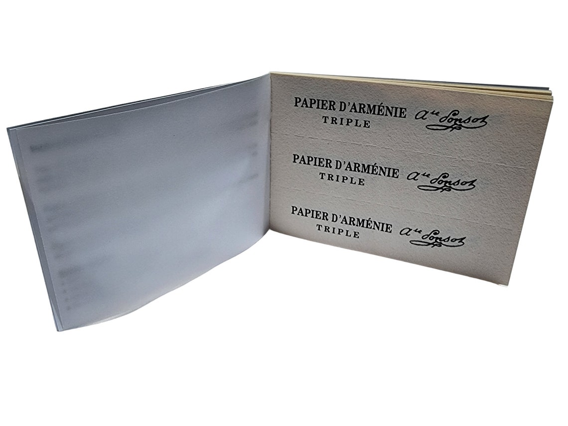 Papier D Armenie Incense Paper. French Incense Paper. Hand Made Incense ...