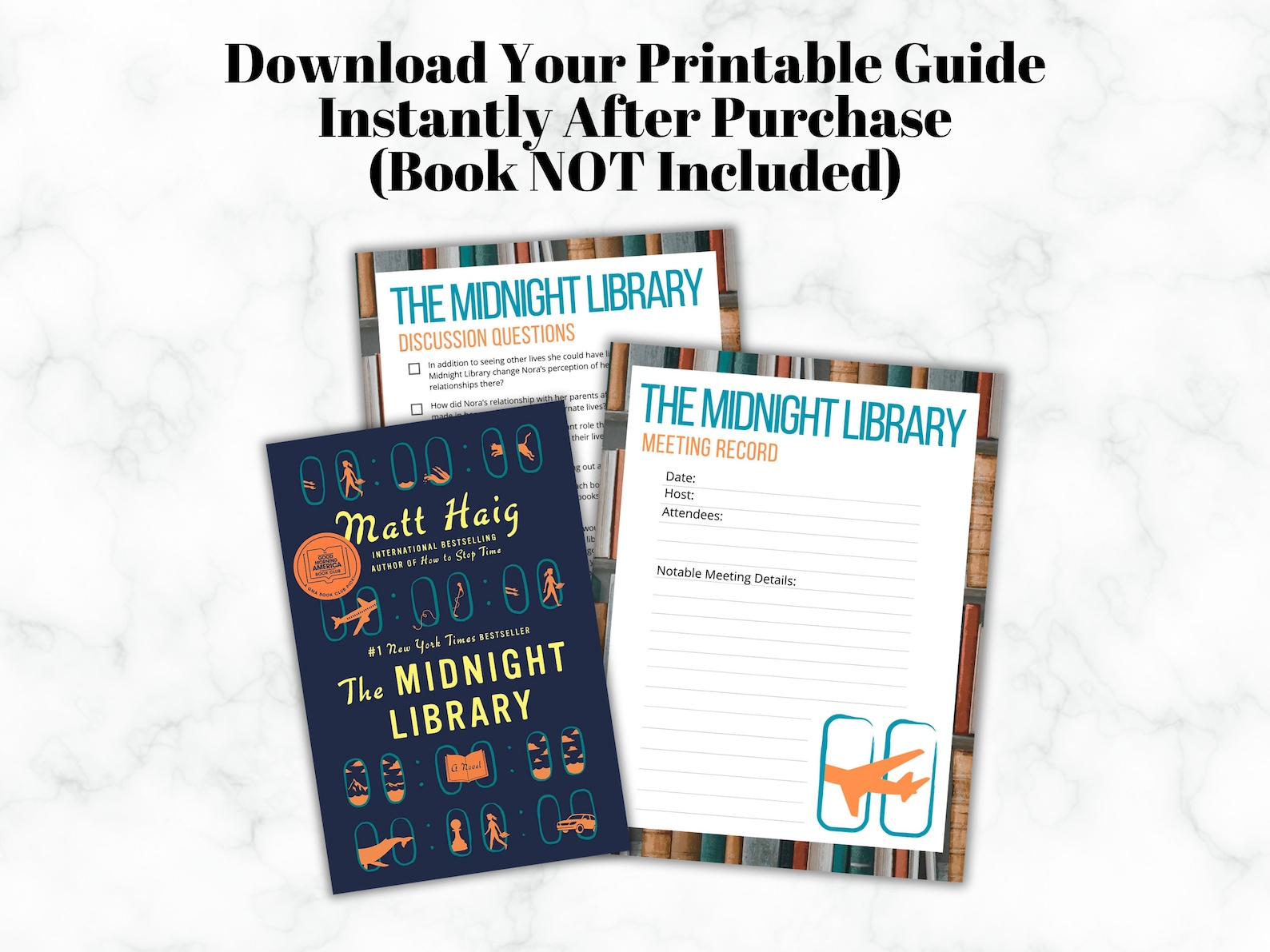 The Midnight Library Book Club Guide - Etsy