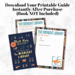 The Midnight Library Book Club Guide - Etsy