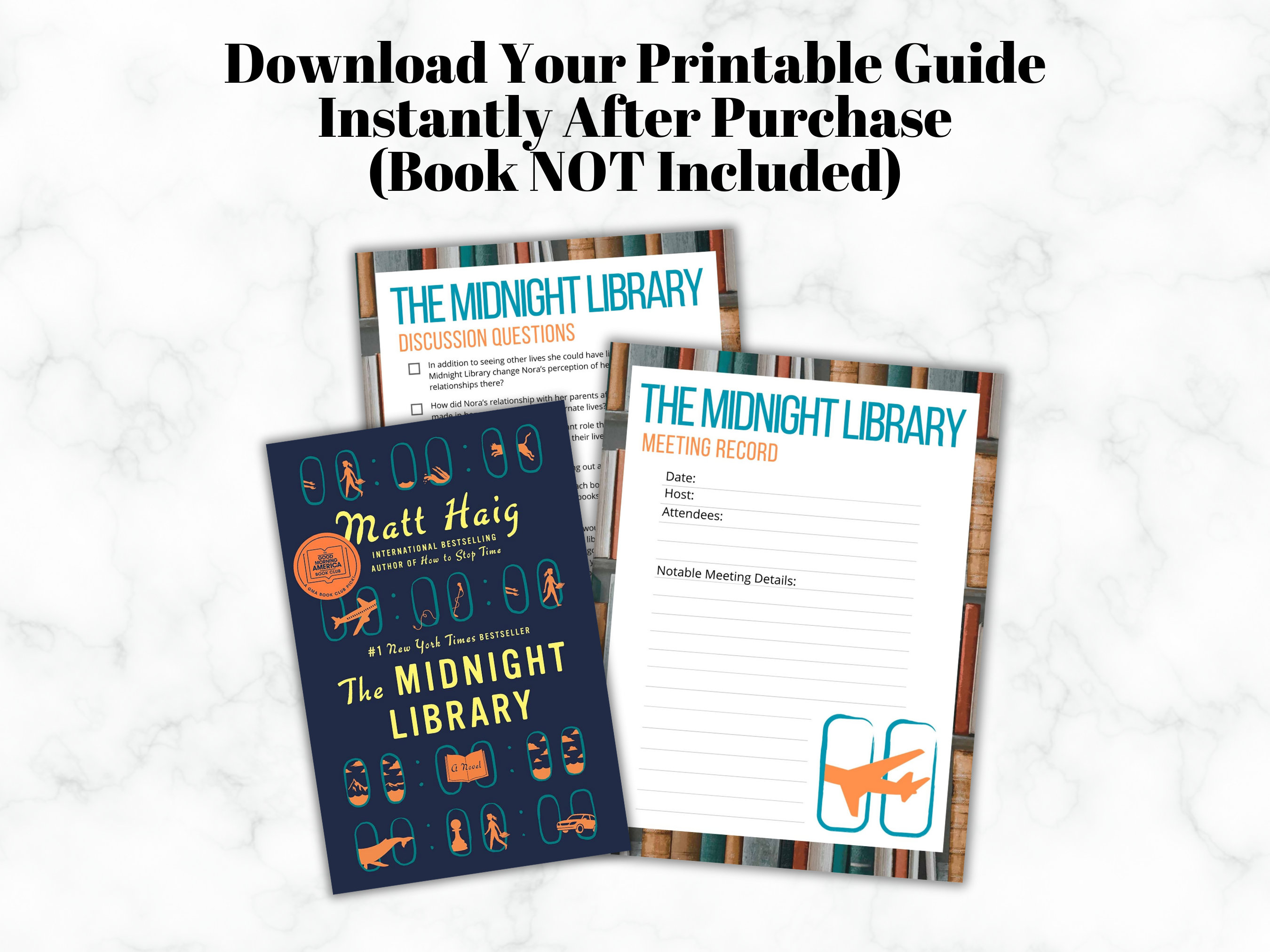 The Midnight Library Book Club Guide - Etsy
