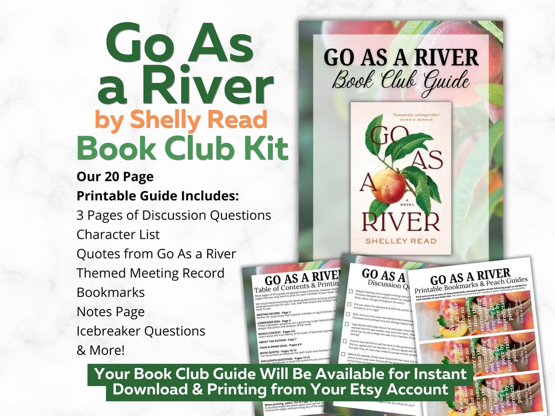 Go as a River Book Club Kit: Discussion Questions, Bookmarks, & More ...