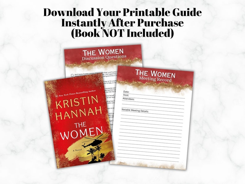 The Women Book Club Guide: the Women by Kristin Hannah Discussion ...