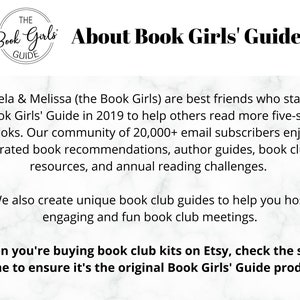 Lessons in Chemistry Book Club Guide - Etsy