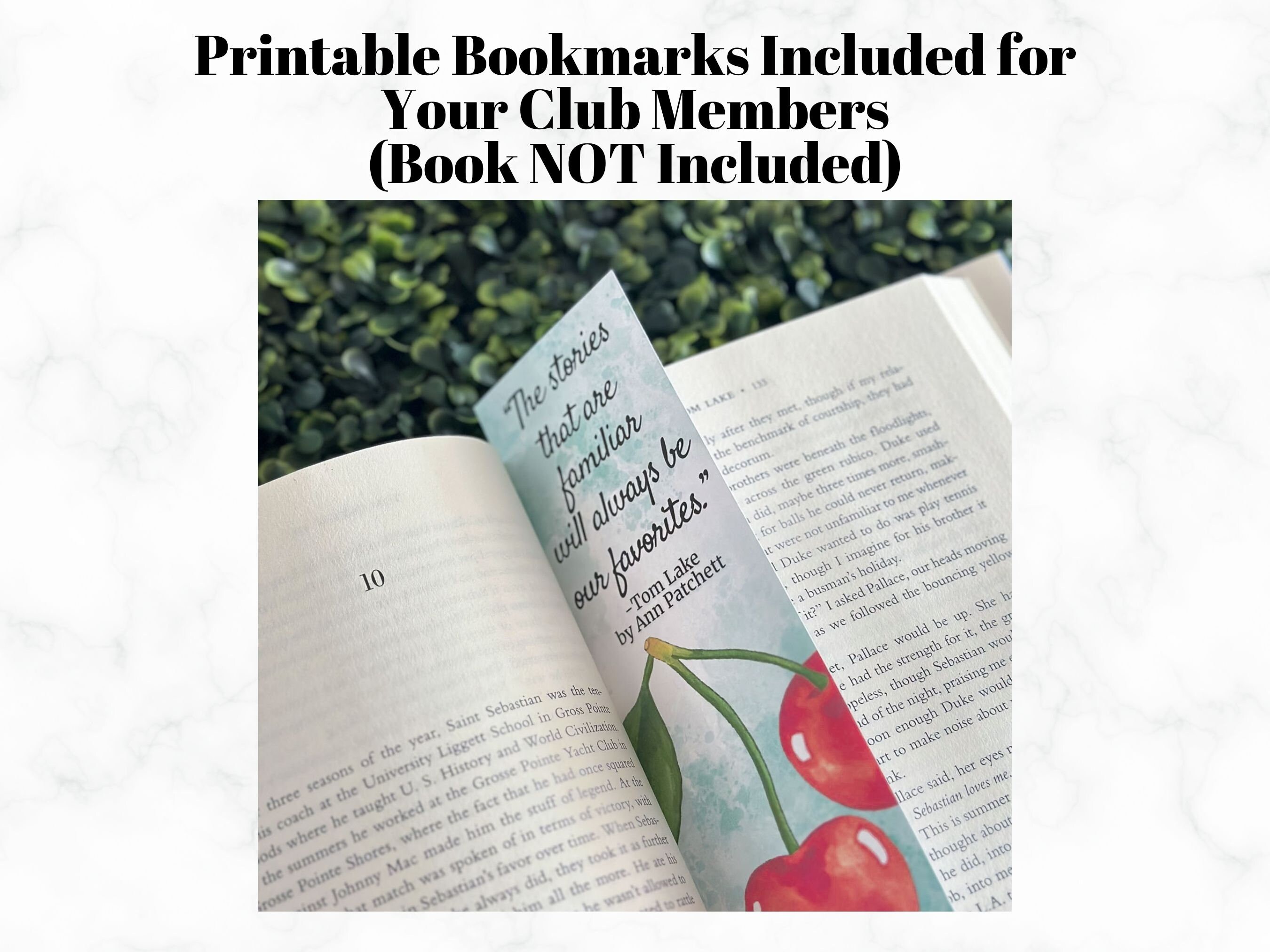 Tom Lake Book Club Kit: Discussion Questions, Bookmarks, & More ...