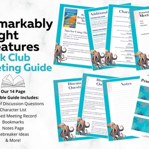 Remarkably Bright Creatures Book Club Guide - Etsy