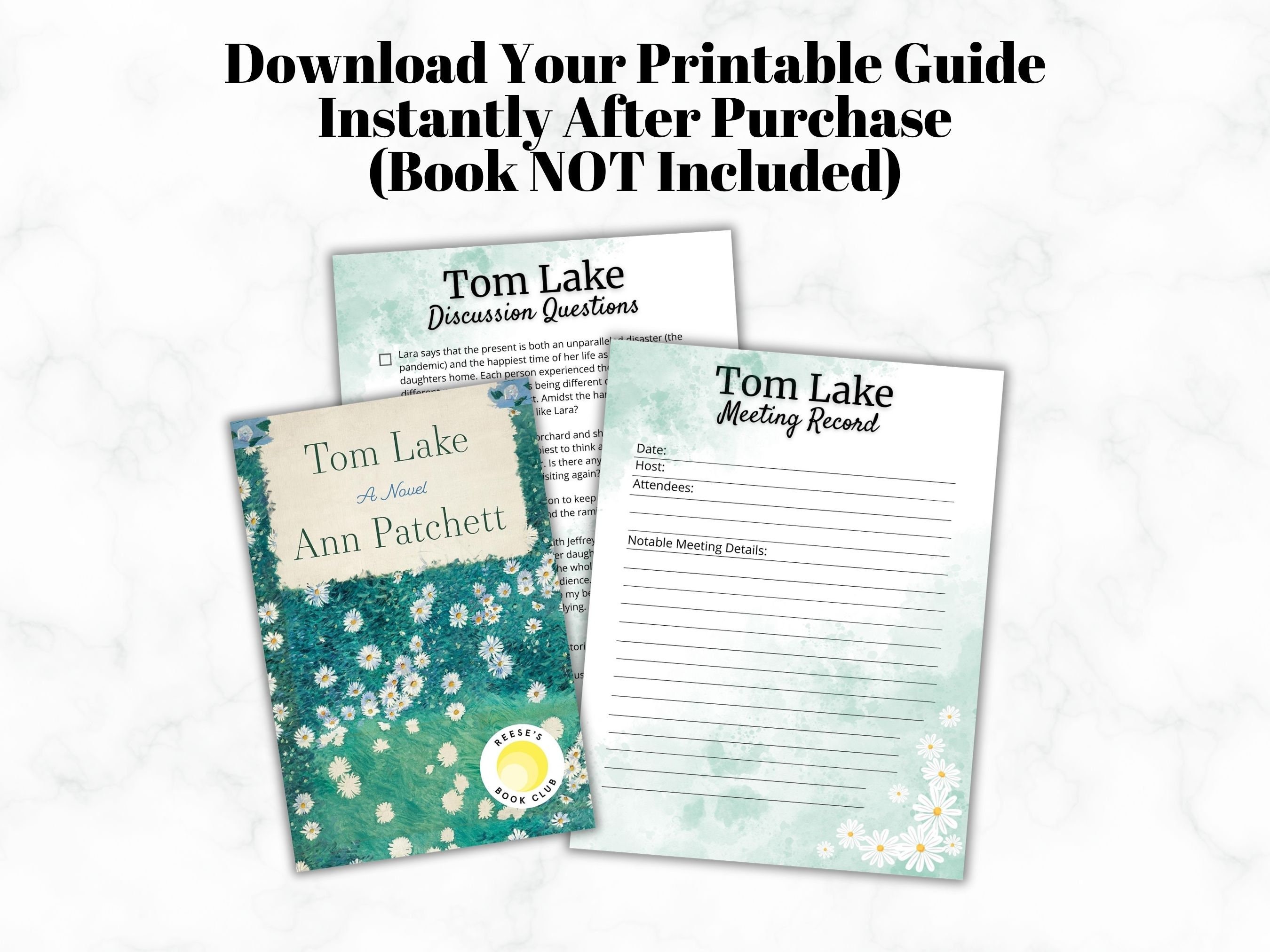 Tom Lake Book Club Kit: Discussion Questions, Bookmarks, & More ...