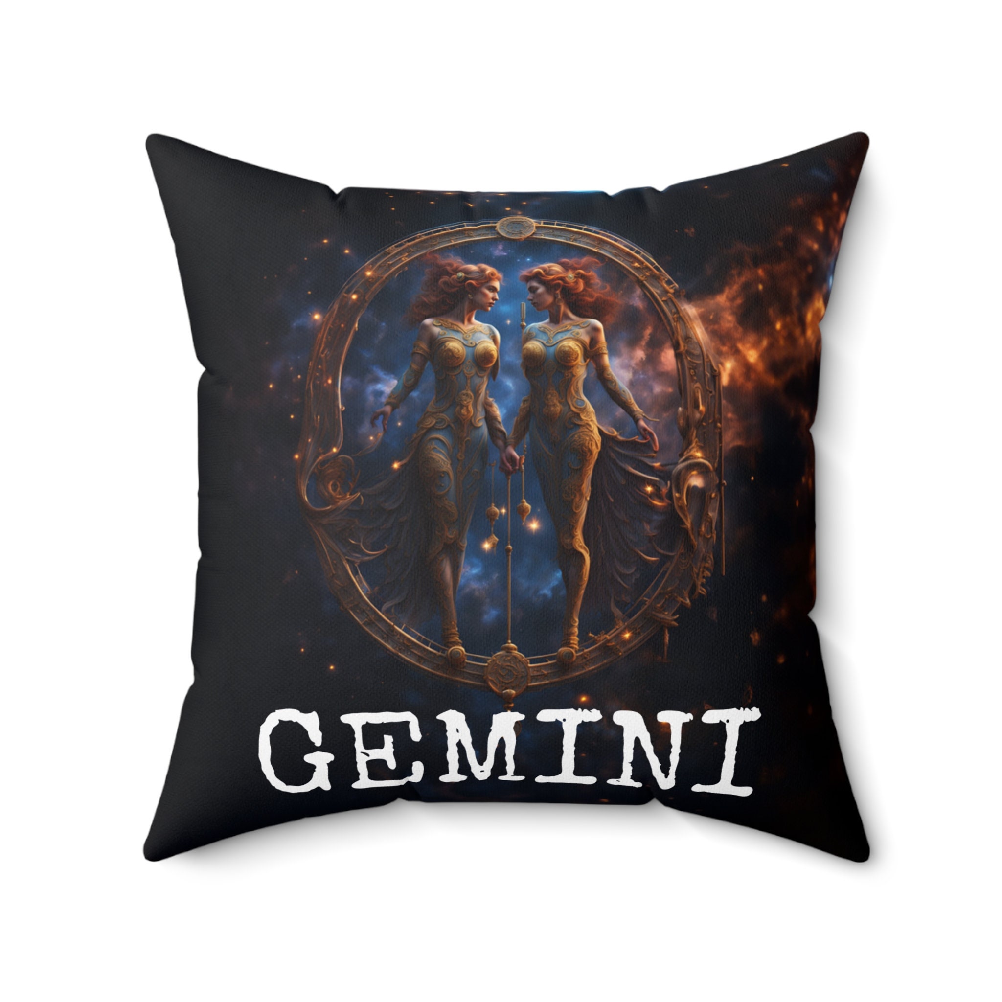 Gemini Horoscope Astrology Square Throw Pillow - Etsy