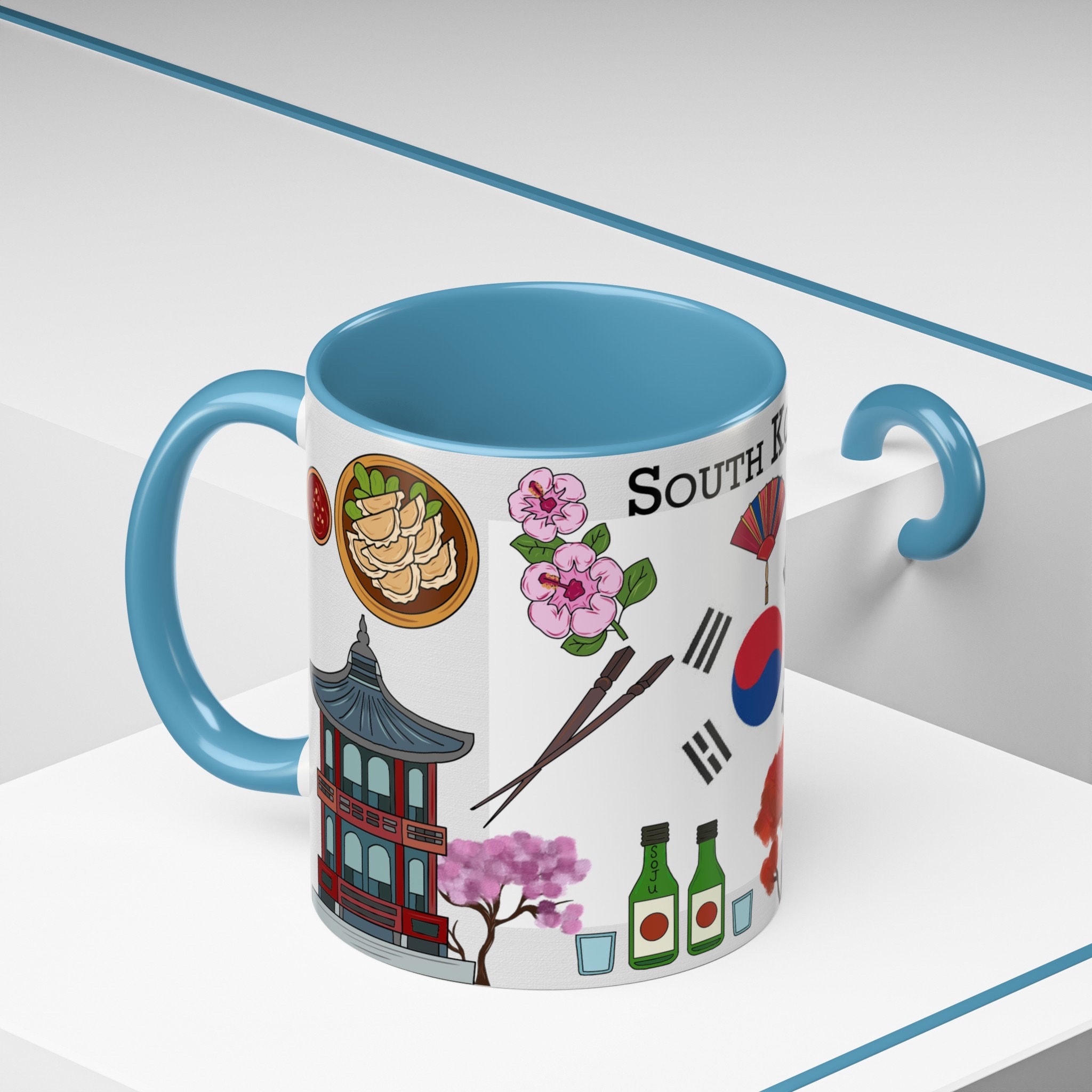 South Korean Mug, South Korea-inspired Mug, Korean Culture, Travel ...