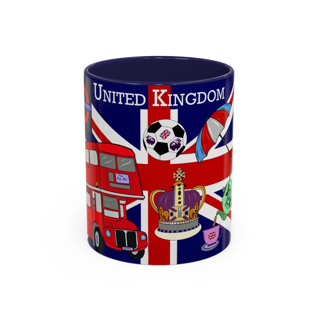 British Mug, British-inspired Mug, British Design, Travel, UK Desk Mug ...