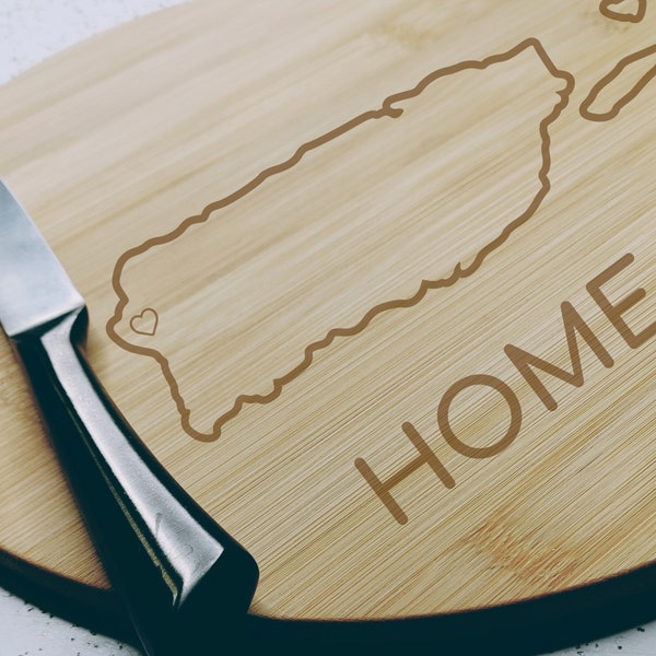 Glass Puerto Rico Cutting Board - Etsy